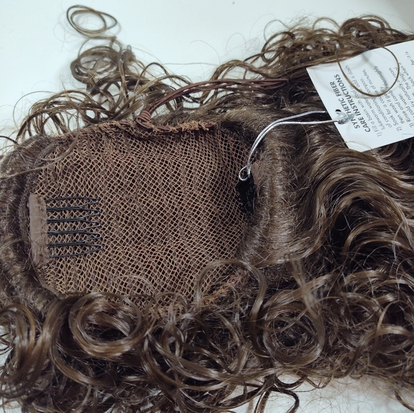 Hair | Wavy Curly Hair Topper Wig Glazed Hazelnut Curly Wig Woman Wig ...